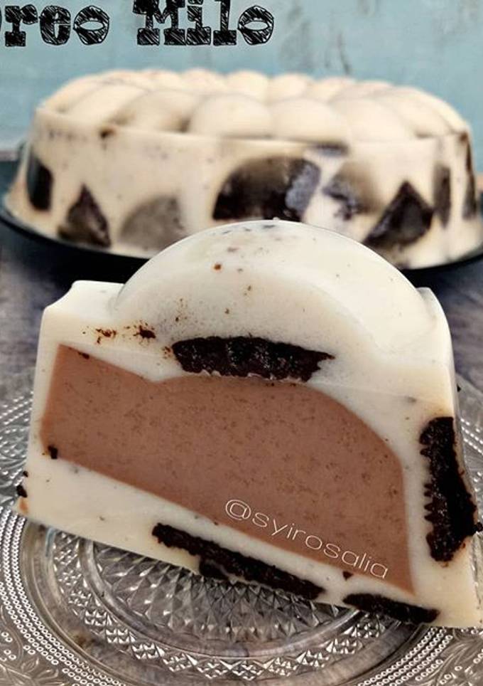 Resep Pudding Susu Oreo Inner Milo oleh Syirin Rosalia - Cookpad