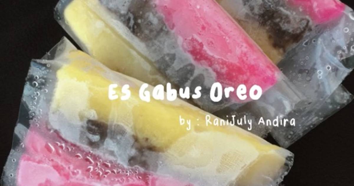 Resep Es Gabus Oreo oleh july - Cookpad