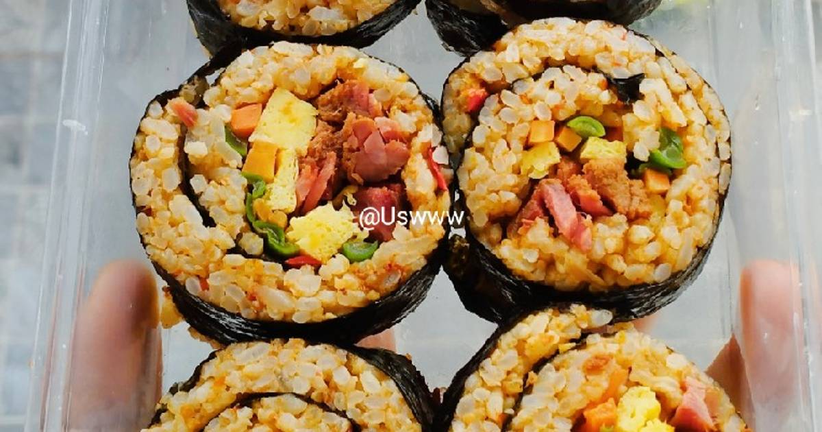 54 resep kimbap beef slice enak dan mudah - Cookpad