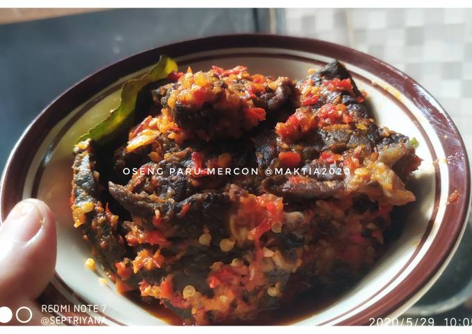 Resep Oseng Paru Mercon oleh Septriyana Suryaningtyas (MakTia) - Cookpad