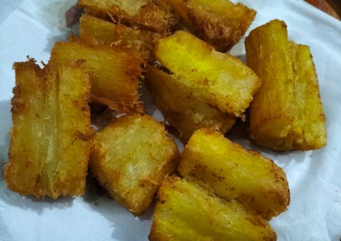 Resep Singkong goreng oleh Yuni Syahfitri - Cookpad