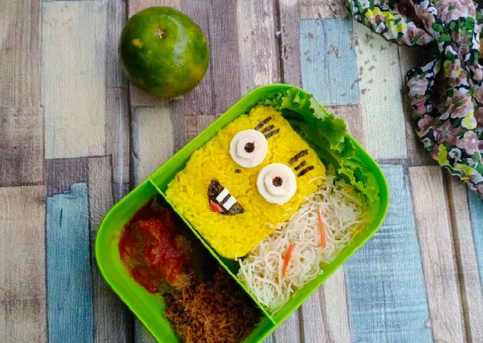 Resep Nasi Bento Spongebob oleh Widjie Astuti - Cookpad