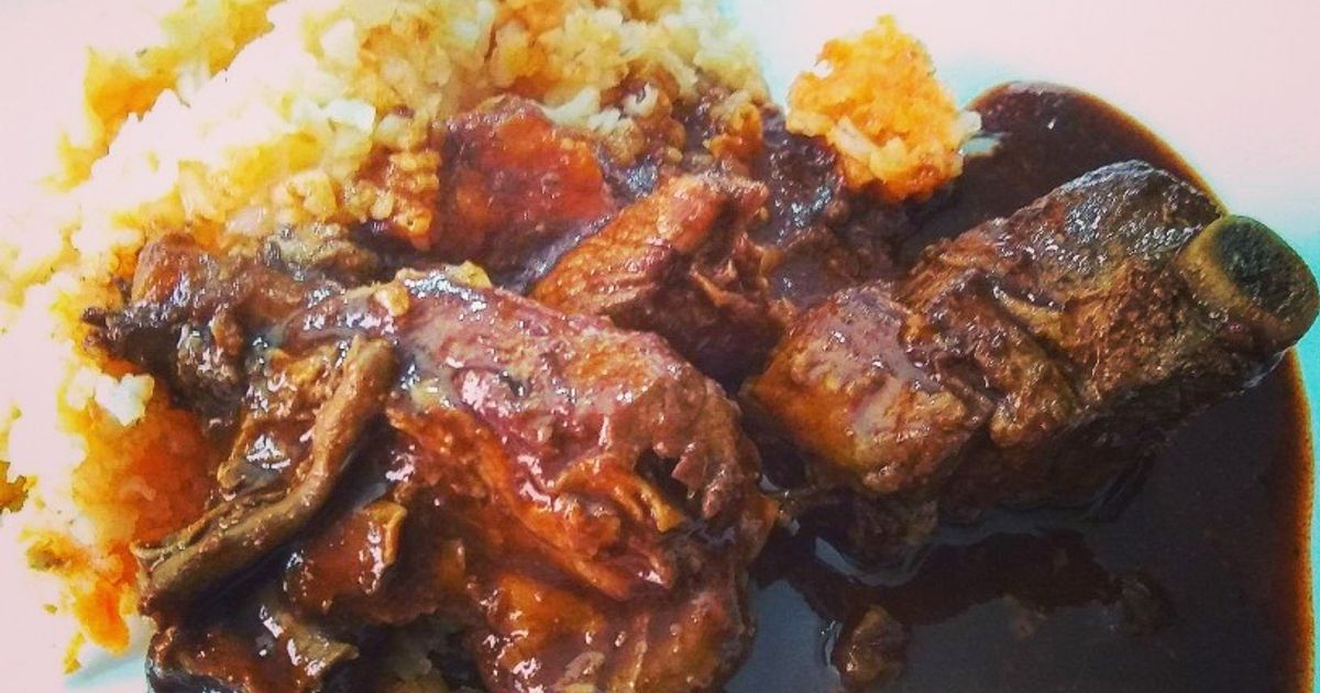 Costillitas De Cerdo En Chile Negro Receta de OTata Tulia Tanagra- Cookpad