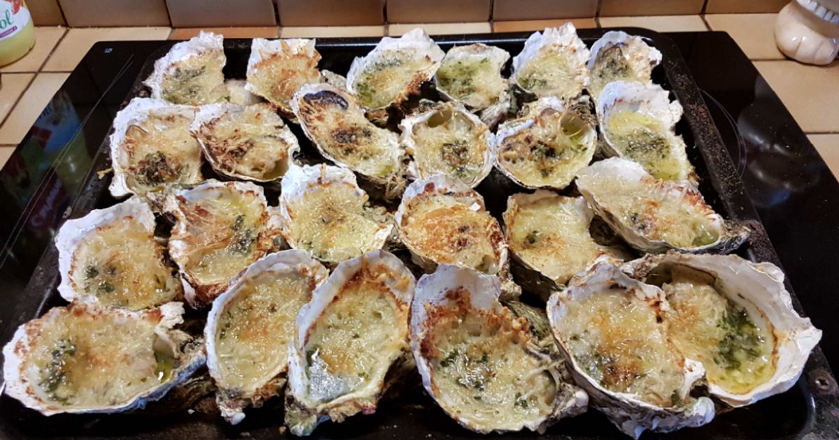 Ostras Al Horno Receta de Mari J.