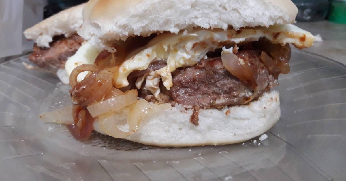 Sándwich de Bondiola Receta de NATALIA NACCARELLO 👩‍🍳💜- Cookpad
