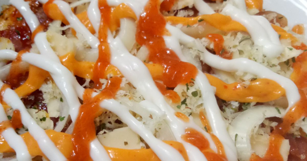 Resep Pizza Meat Lovers Cheesy Mayo oleh Dewi Pujia - Cookpad
