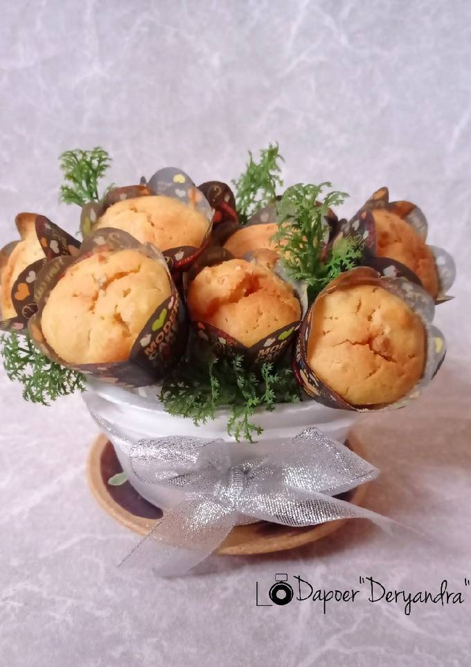 Resep Cheese Custard Muffin Bucket oleh Febry Caturia - Cookpad