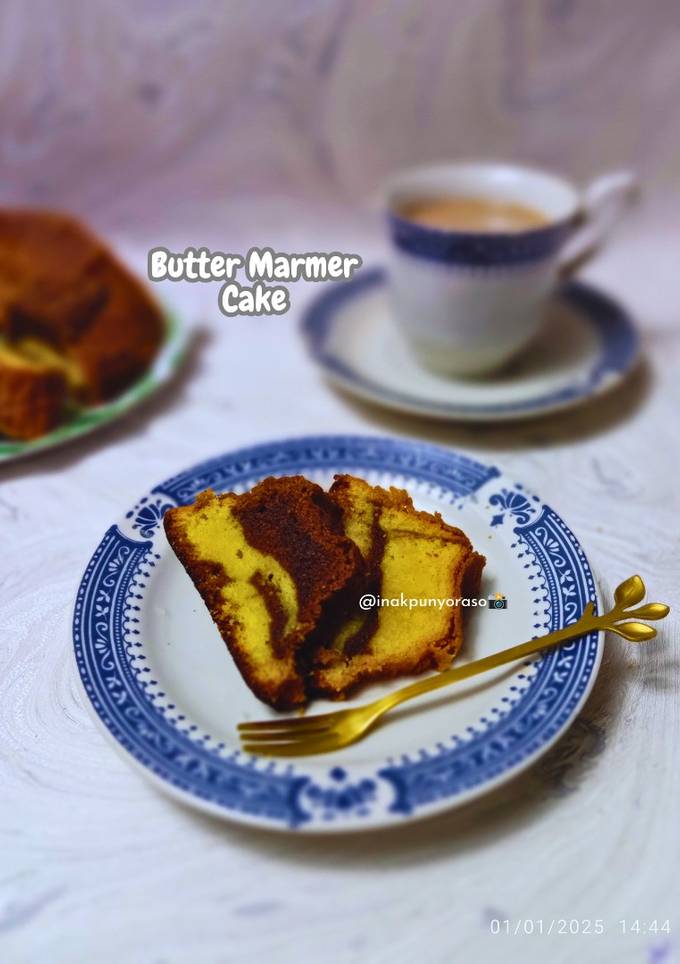 Resep Butter Marmer Cake Moist Anti Gagal oleh Oktaviani (Bund@ Keyl@) - Cookpad