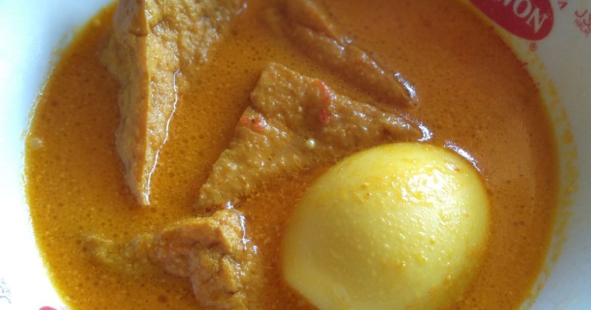 Resep Kari Telur Tahu Simple oleh Astri Rahayu - Cookpad