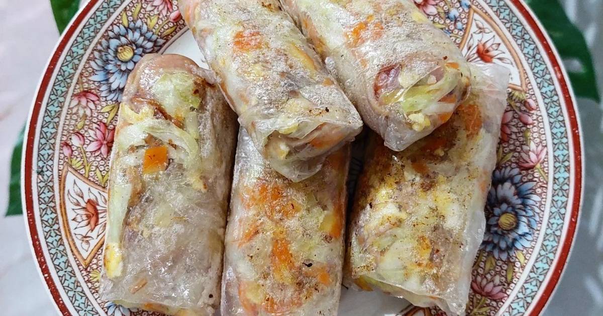 Resep rice paper unik & enak: Kreasi spring roll, lumpia, dan kreasi ...