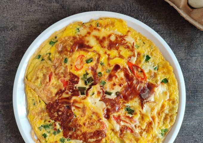 Resep Telur Dadar Keju oleh AzizahPrantoro - Cookpad