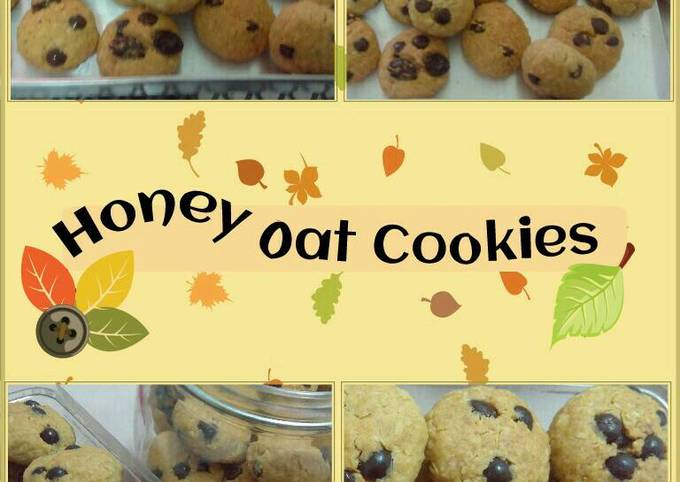 Resep Cookies Sehat (Honey Oat cookies) oleh MeL'z 🌸 - Cookpad