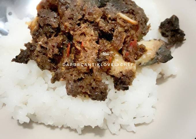 Resep Brengkes ikan gabus kelapa muda biji keluwak kuno oleh ...