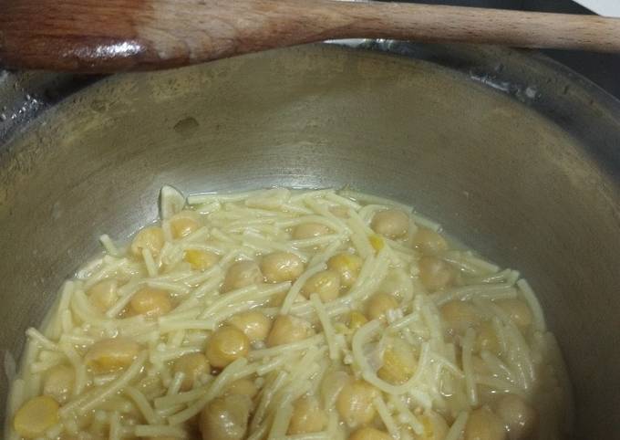 🥣 Sopa de garbanzos express Receta de rober_rd- Cookpad