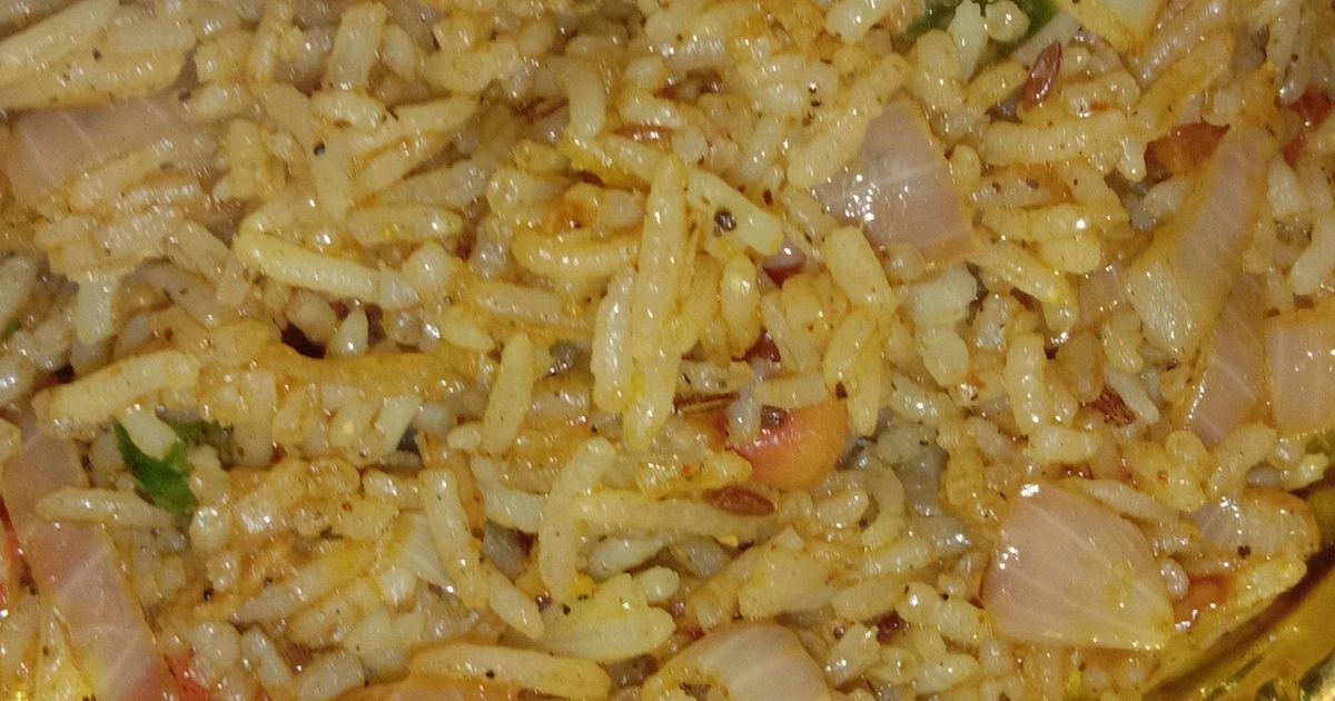 Leftover Tadka Rice Recipe by Gurvinder kaur - Cookpad