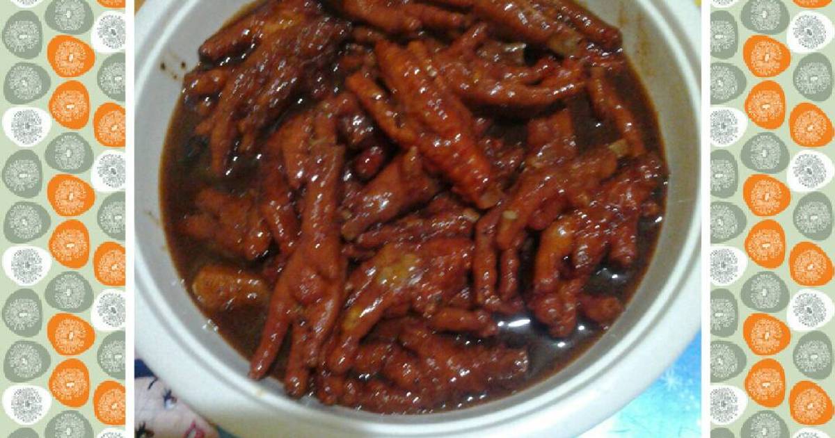 Resep Angsio merah ceker ayam..lezat & halal oleh bluerose - Cookpad