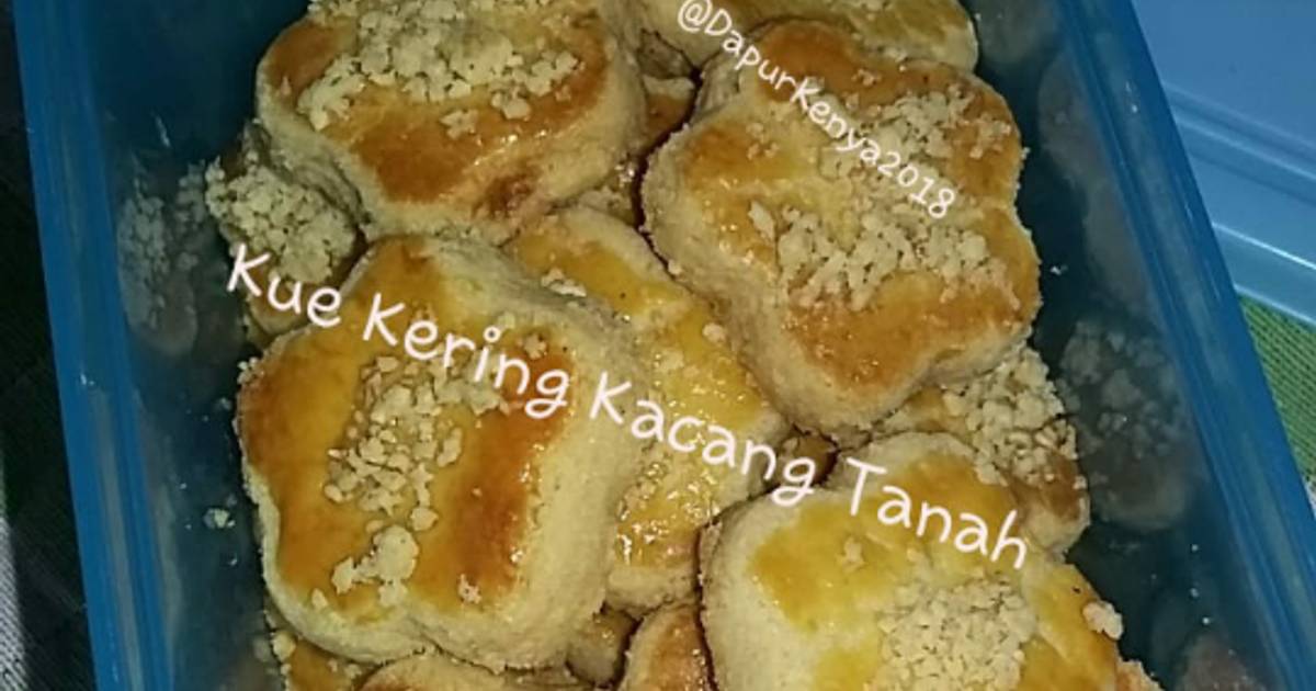 Resep Kue Kering Kacang Tanah Renyah Lezat oleh Kenya Septya - Cookpad
