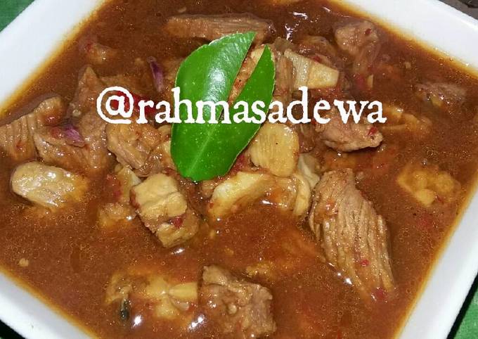 Resep Daging kuah pedas oleh Rahma Sadewa - Cookpad