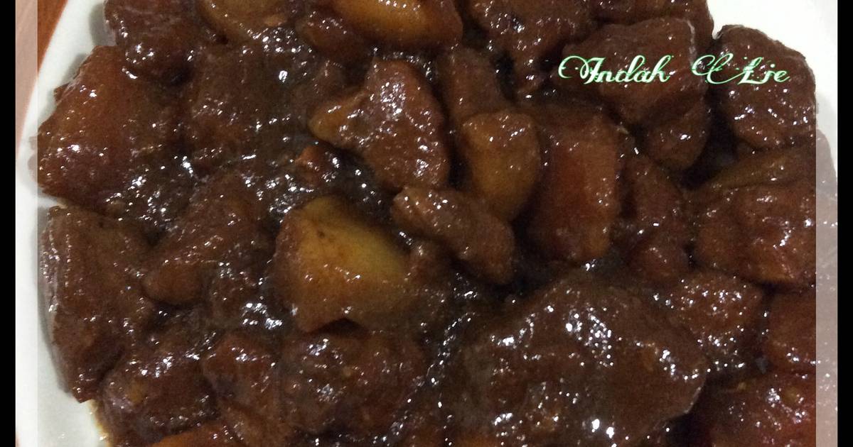 Resep Babi Kecap ala Indah oleh Indah Lie - Cookpad