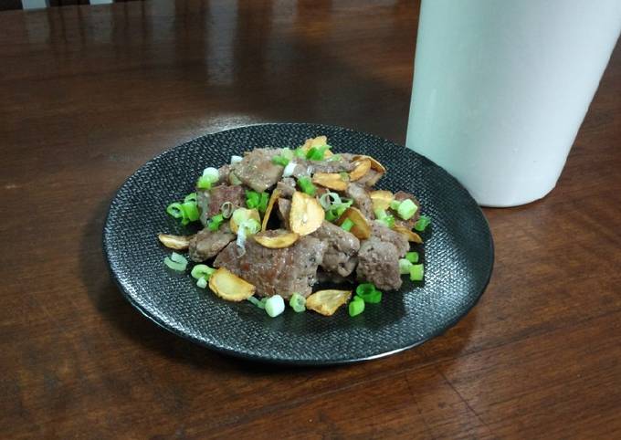 Resep Saikoro Steak with Ponzu Sauce oleh Leonita - Cookpad
