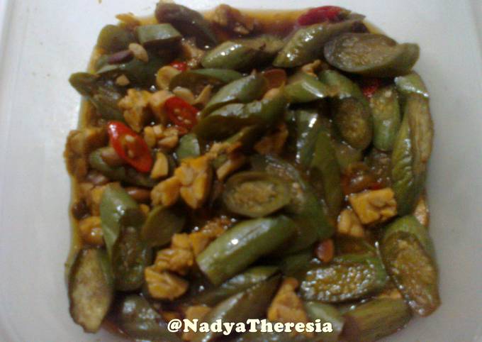 Resep Tauco Tempe & Terong Telunjuk oleh Nadya Theresia - Cookpad
