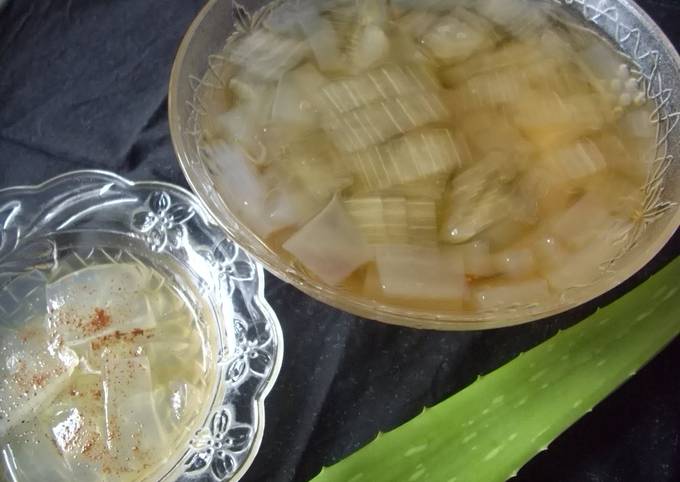 White Gourd Tea with Brown Sugar and Gelidium Jelly 黑糖冬瓜石花凍飲 食譜與作法 by ...