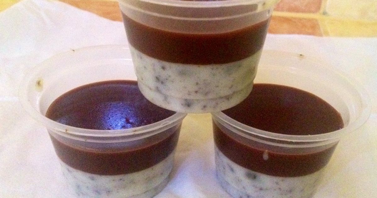 Resep Double Chocco Puding With Oreo oleh riany - Cookpad