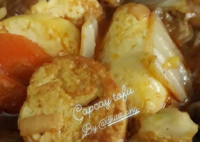 Resep Cap cay tofu oleh Dhita Ang - Cookpad