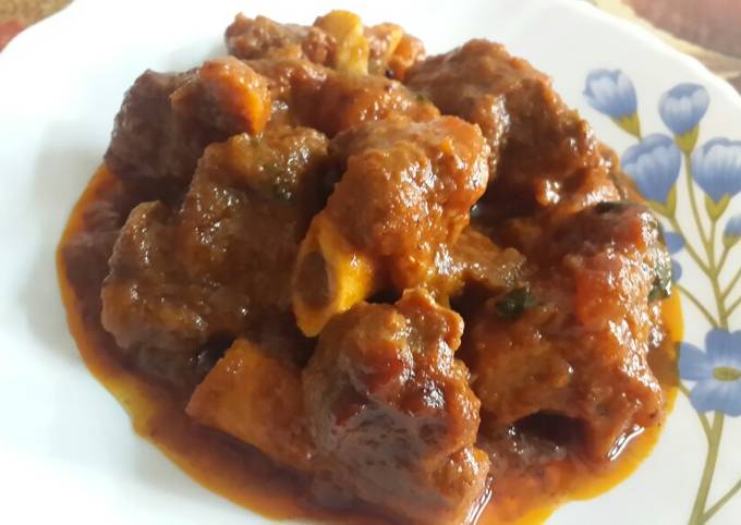 Mutton kosha Recipe by Kumkum Chatterjee - Cookpad
