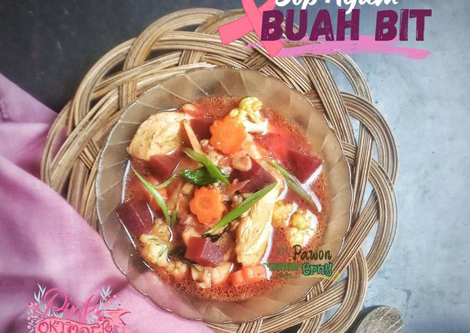 Resep Sop Ayam Buah Bit oleh Erny Sulistyowati (Pawon Erny) - Cookpad