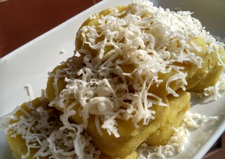 Resep Getuk Ubi Keju oleh Eva Putri - Cookpad