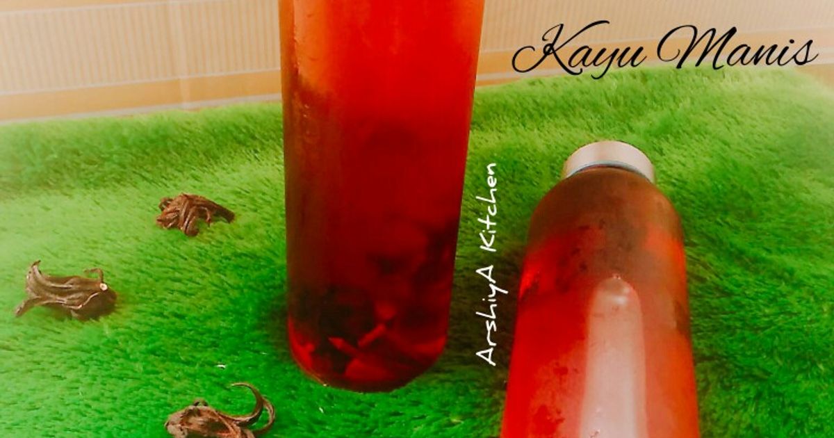 Resep Infused Water Teh Rosella & Kayu Manis oleh Arshiya Kitchen - Cookpad