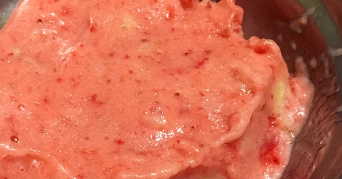 Helado De Frutilla Y Banana 🍌|🍓 Receta Saludable | 2 Ingredientes ...