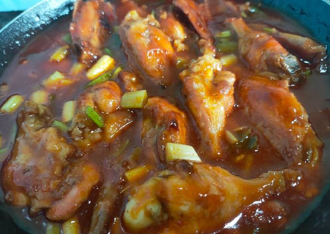 Resep Ayam Goreng Mentega Saus Asam Manis oleh Dina Izza Aulia - Cookpad