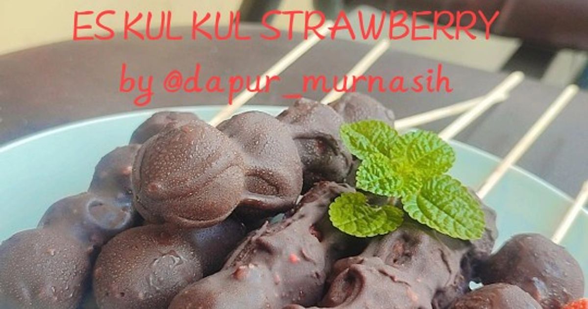 Resep 259.Es Kul Kul Strawberry oleh Murnasih - Cookpad