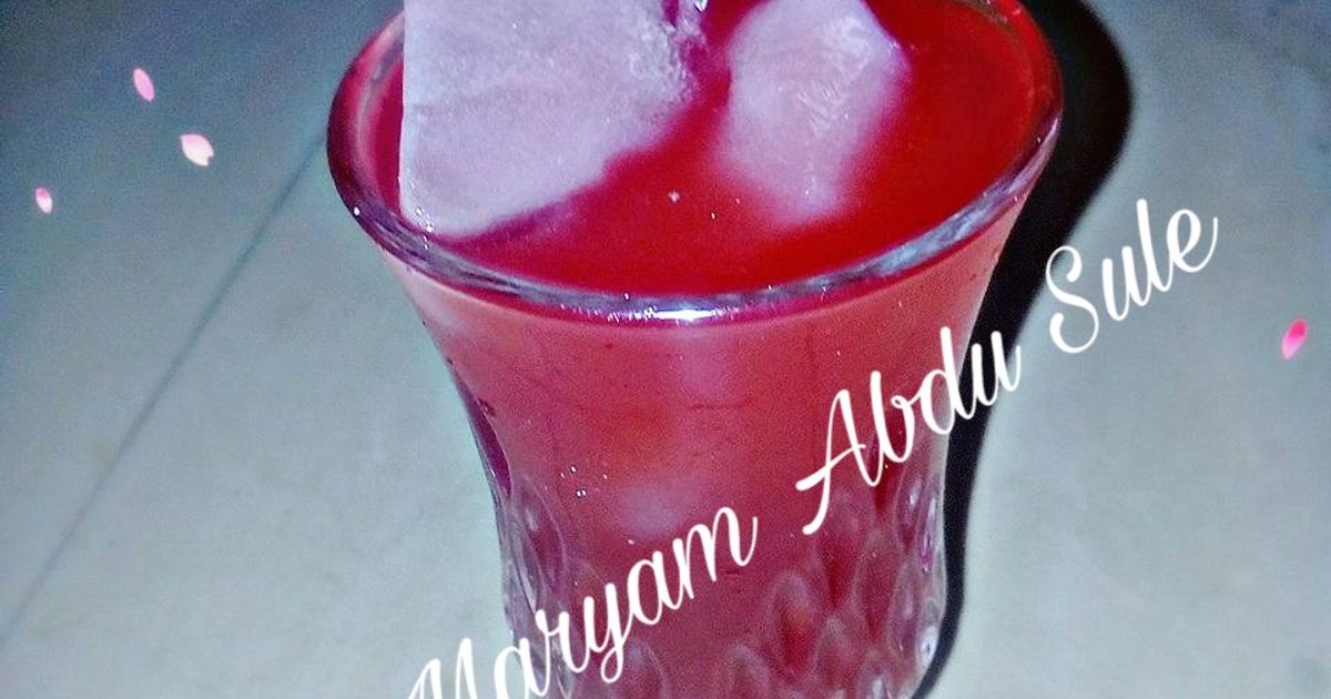 Red Lemonade Recipe by Chef Uwani. - Cookpad