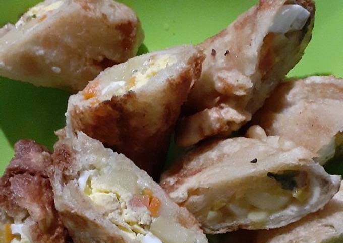 Resep Roti goreng isi sayur dan telur oleh Wening Mandiri - Cookpad
