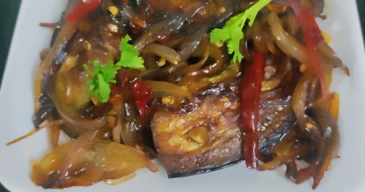 Soy Limang Terung (Eggplant With Soya And Lemon) Recipe by Laju Gehani ...