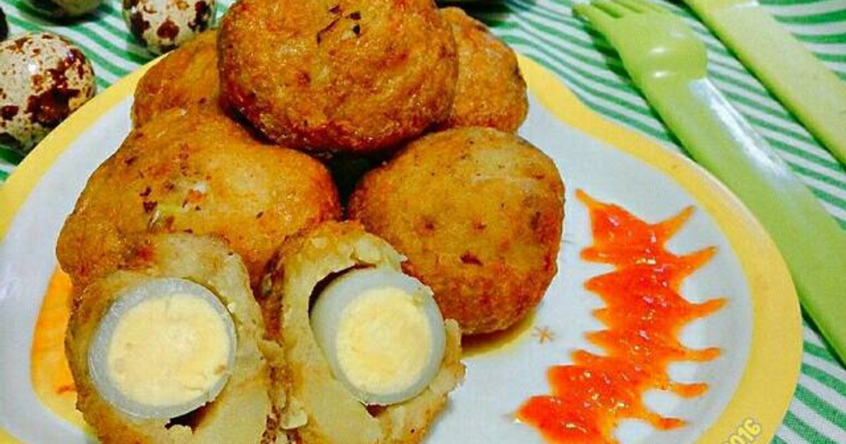 Resep Perkedel Kentang Telur Ver. 1 oleh Annisa Ratu Aqilah - Cookpad