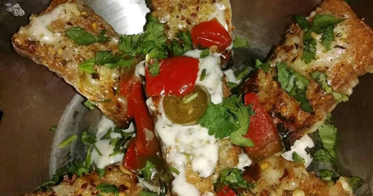 Mayonnaise garlic bread Recipe by Kalpesh chauhan - Cookpad