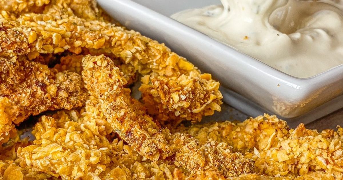 Healthy Crunchy Turkey Fingers Recipe by Nuritmica.fit