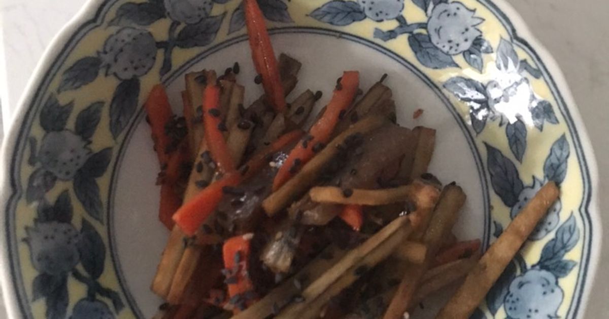 Classic Kinpira Gobo (Burdock) Recipe by Bo okaasan