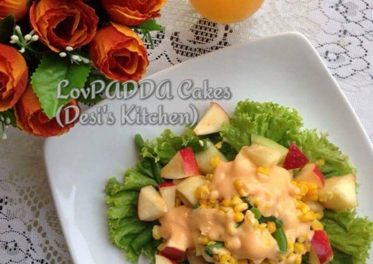 Resep SAUS SALAD oleh IG : lovpadda_ cakes - Cookpad