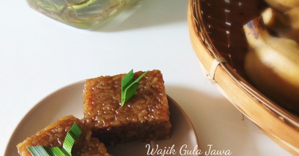 Resep Wajik Gula Jawa oleh U-pi, Triyaningsih - Cookpad