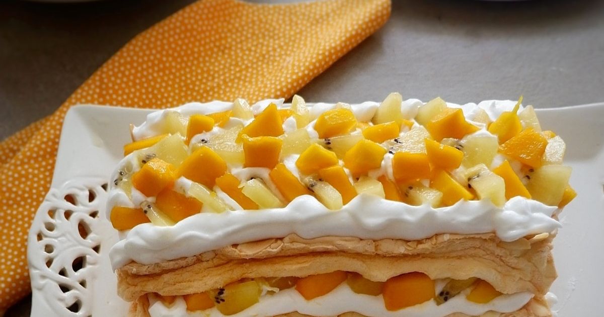 Resep budapest cake desert rumahan enak dan mudah - Cookpad