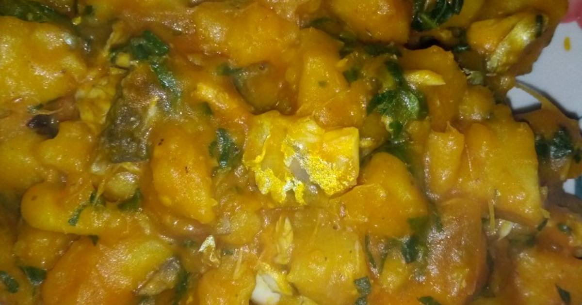 Fish Yam porridge Recipe by Sandra Nwachukwu - Cookpad