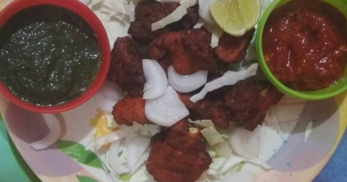 Chicken chinese pakora Recipe by Soumya Raj - Cookpad