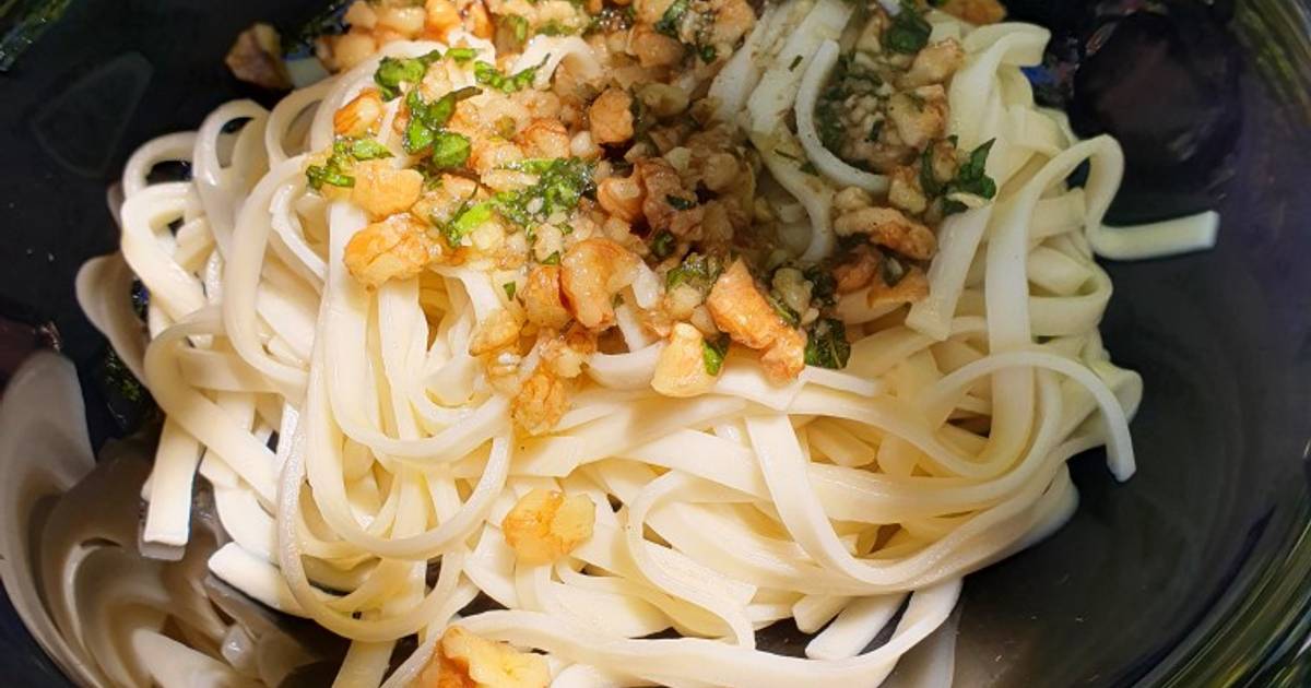 Fideos con pesto Receta de Laura L - Cookpad