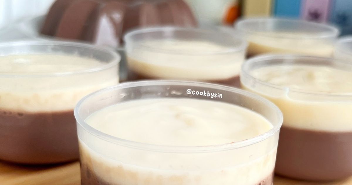 Resep Pudding Cokelat Dengan Vla Ala Kfc oleh Sinthia Tan - Cookpad