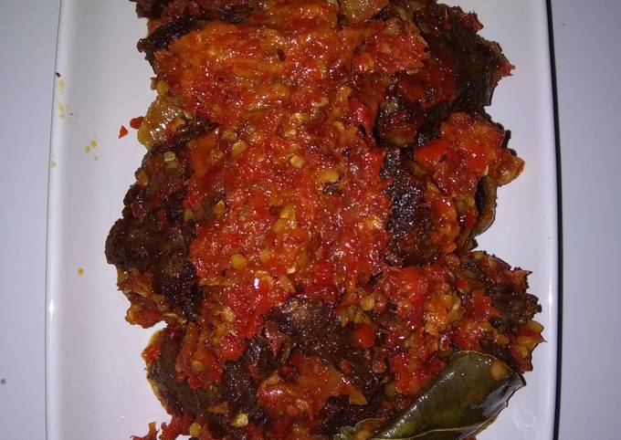 Resep Dendeng Sapi Balado oleh eulis muslihah - Cookpad